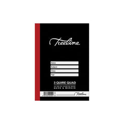 Stationery | A4 Hard Cover Book, 3 Quire, 288 Pages, Quad & Margin ...
