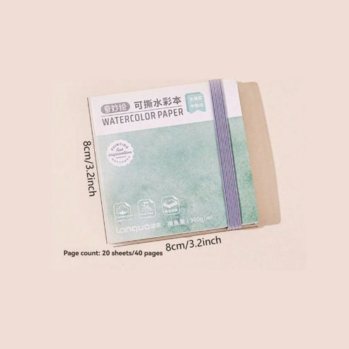 Art supplies | Mini Water Colour Paper Pad | Shop Online – Scribble and ...