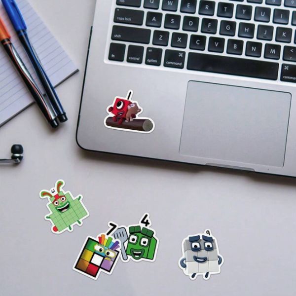 Cute Stickers | Numberblocks Stickers- Set of 50 – Scribble and Scratch
