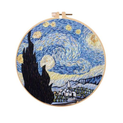 Arts and crafts | Starry Night Embroidery Kit | Shop Now! – Scribble ...